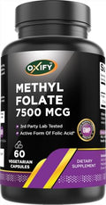 Oxify Methyl Folate 7500 mcg capsules