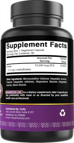 Oxify methyl folate for mood support