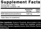 Oxify MSM 180 tablets for better sleep