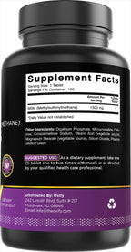 Oxify MSM 180 tablets for muscle recovery