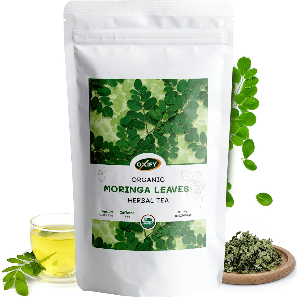 Oxify organic moringa leaves tea
