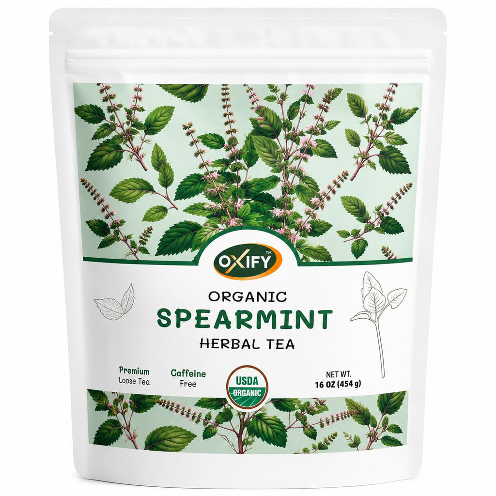 Oxify organic spearmint loose leaf tea