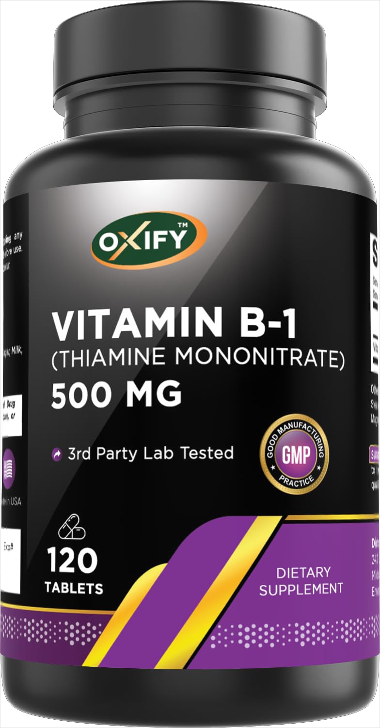 Oxify Vitamin B1 supplement for energy