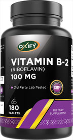 Oxify Vitamin B2 100 mg capsules