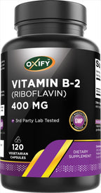 Oxify Vitamin B2 vegetarian capsules