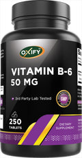 Oxify Vitamin B6 50 mg tablets for energy