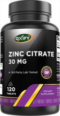 Oxify Zinc Citrate supplement for immunity