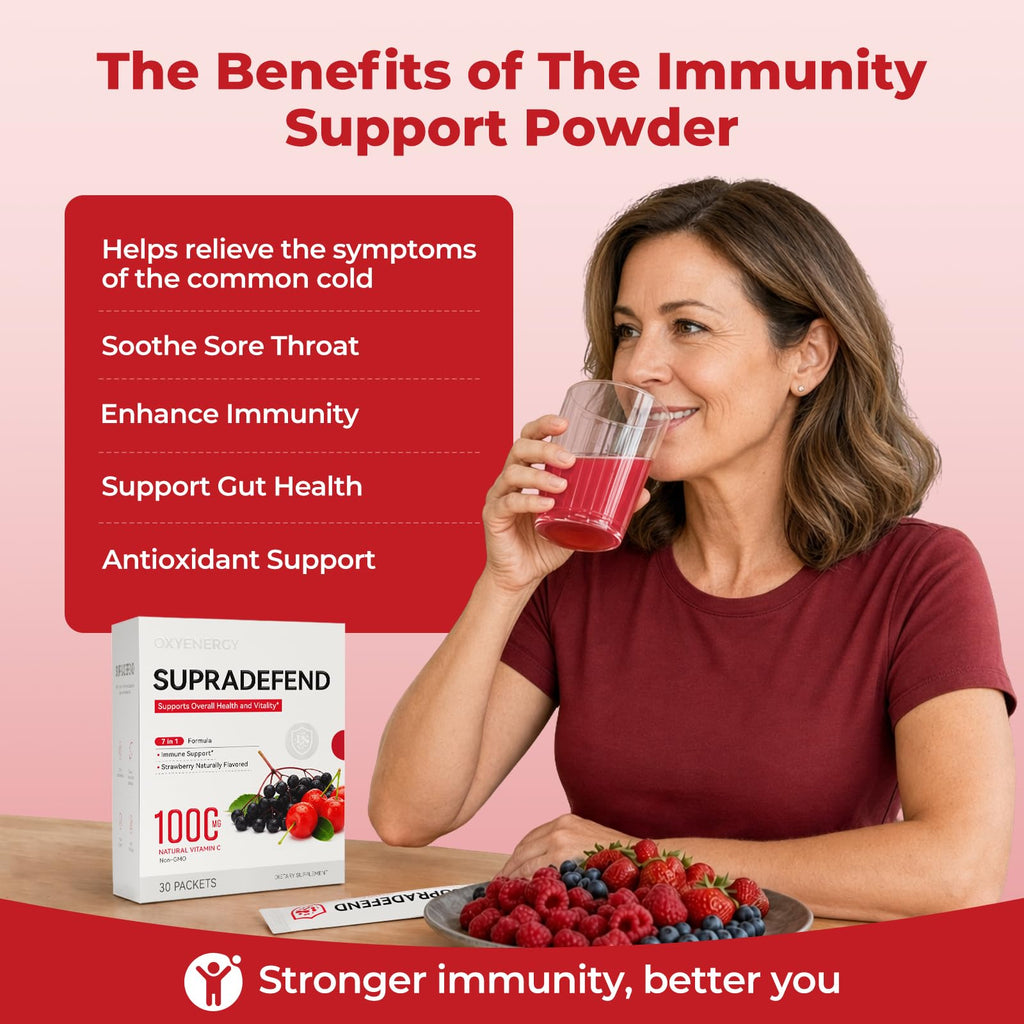OxyEnergy elderberry flavour vitamin