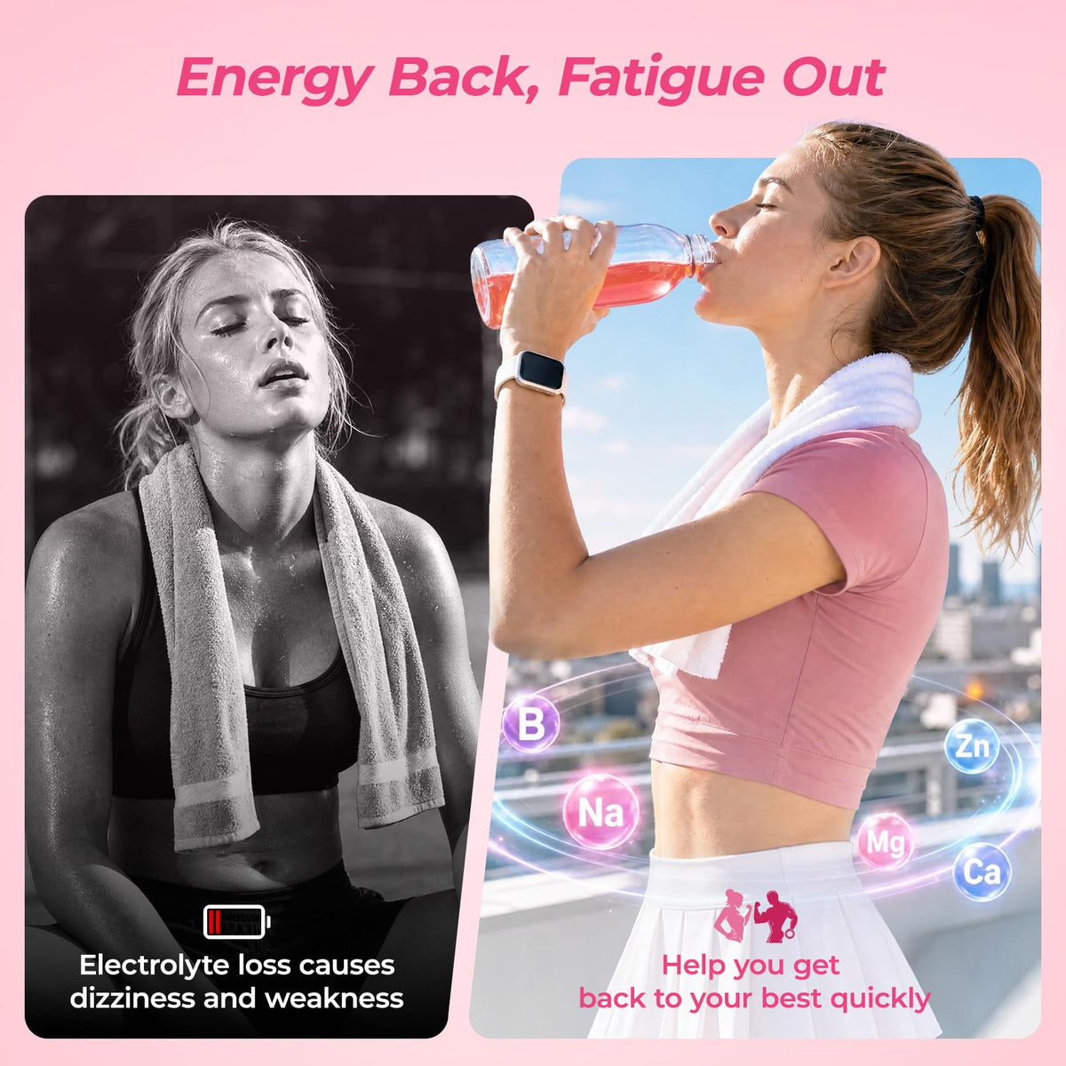 OxyEnergy electrolytes for sports recovery