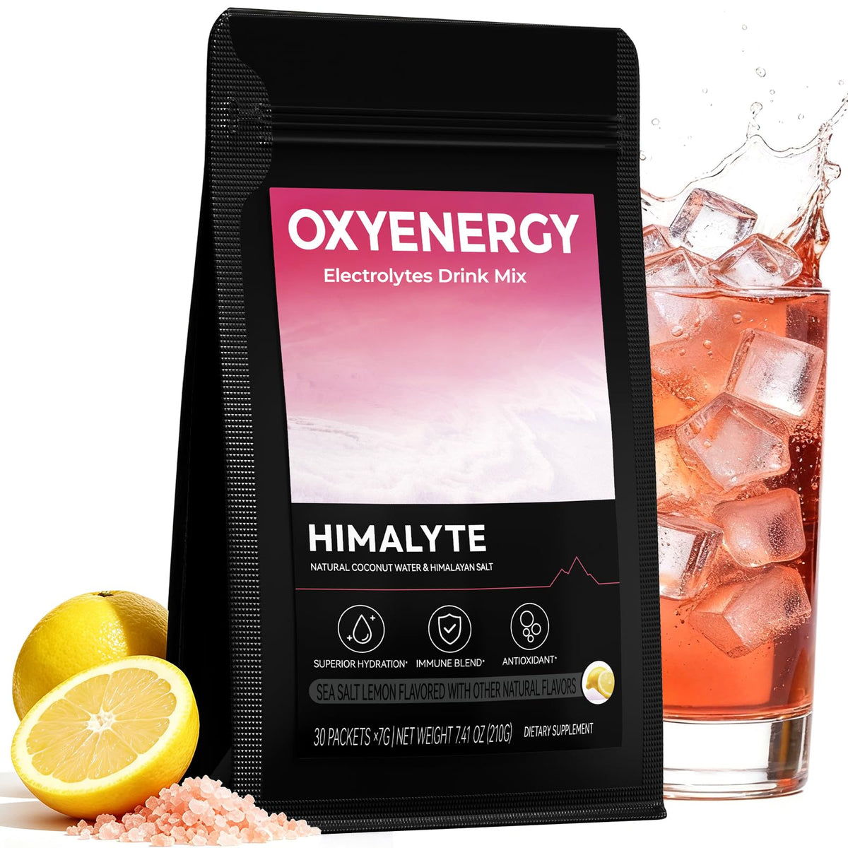 OxyEnergy electrolytes powder for hydration