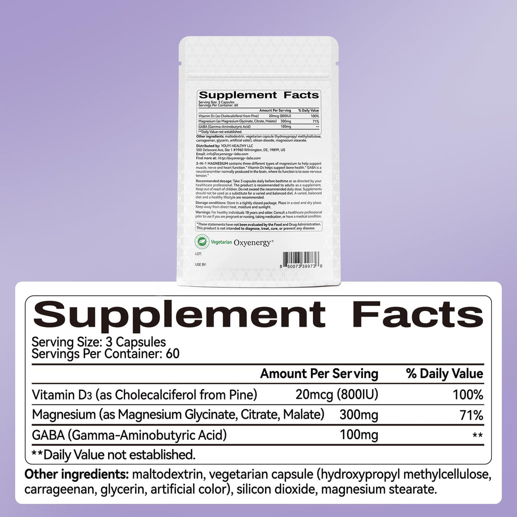 OXYENERGY magnesium for daily wellness