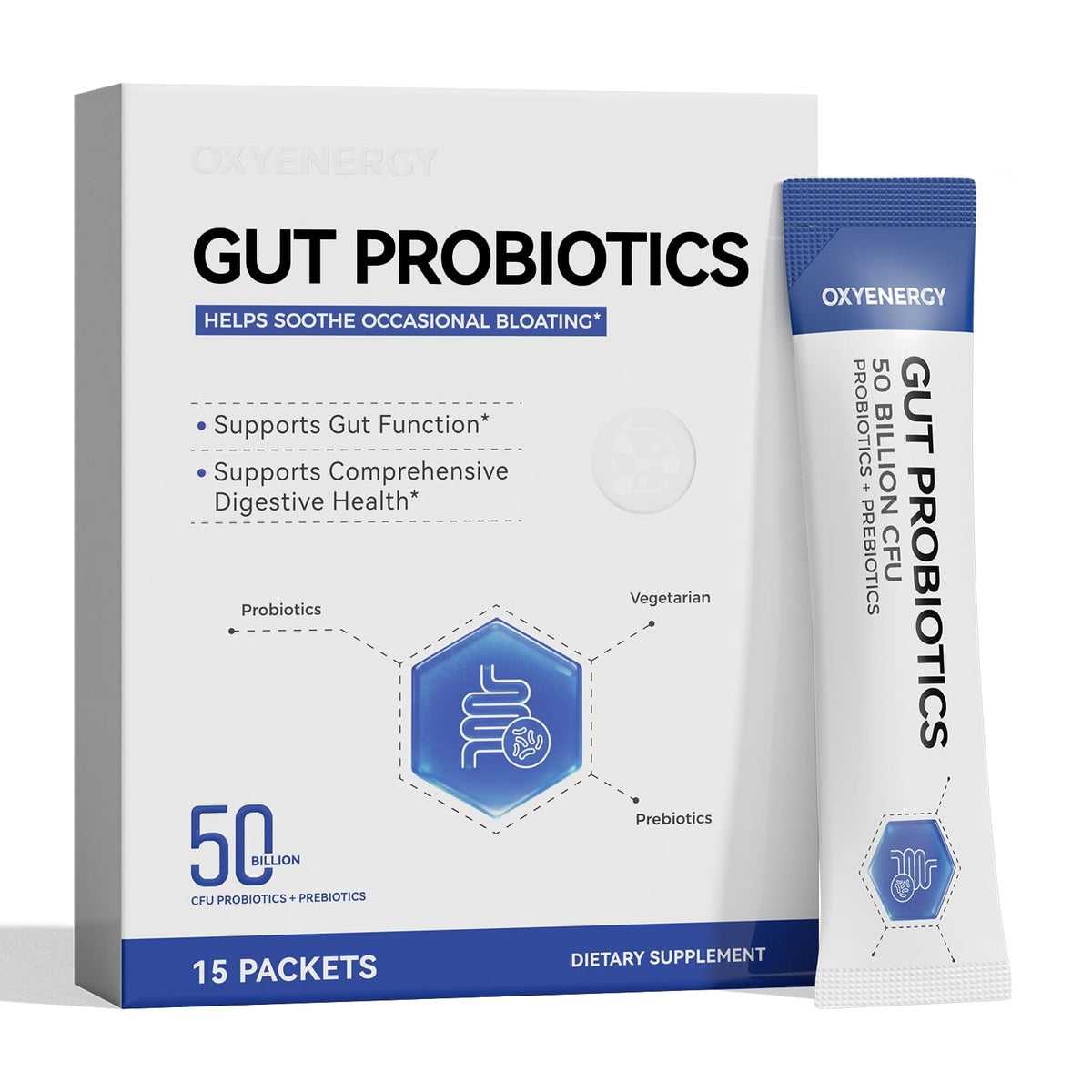 OxyEnergy probiotic powder for digestion