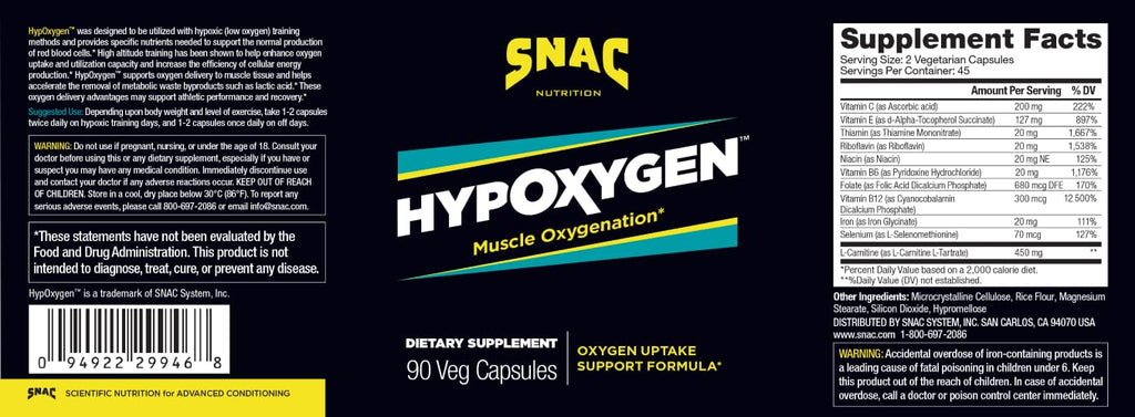 Oxygenation support multivitamin for men