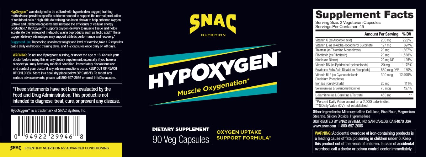 Oxygenation support multivitamin for men