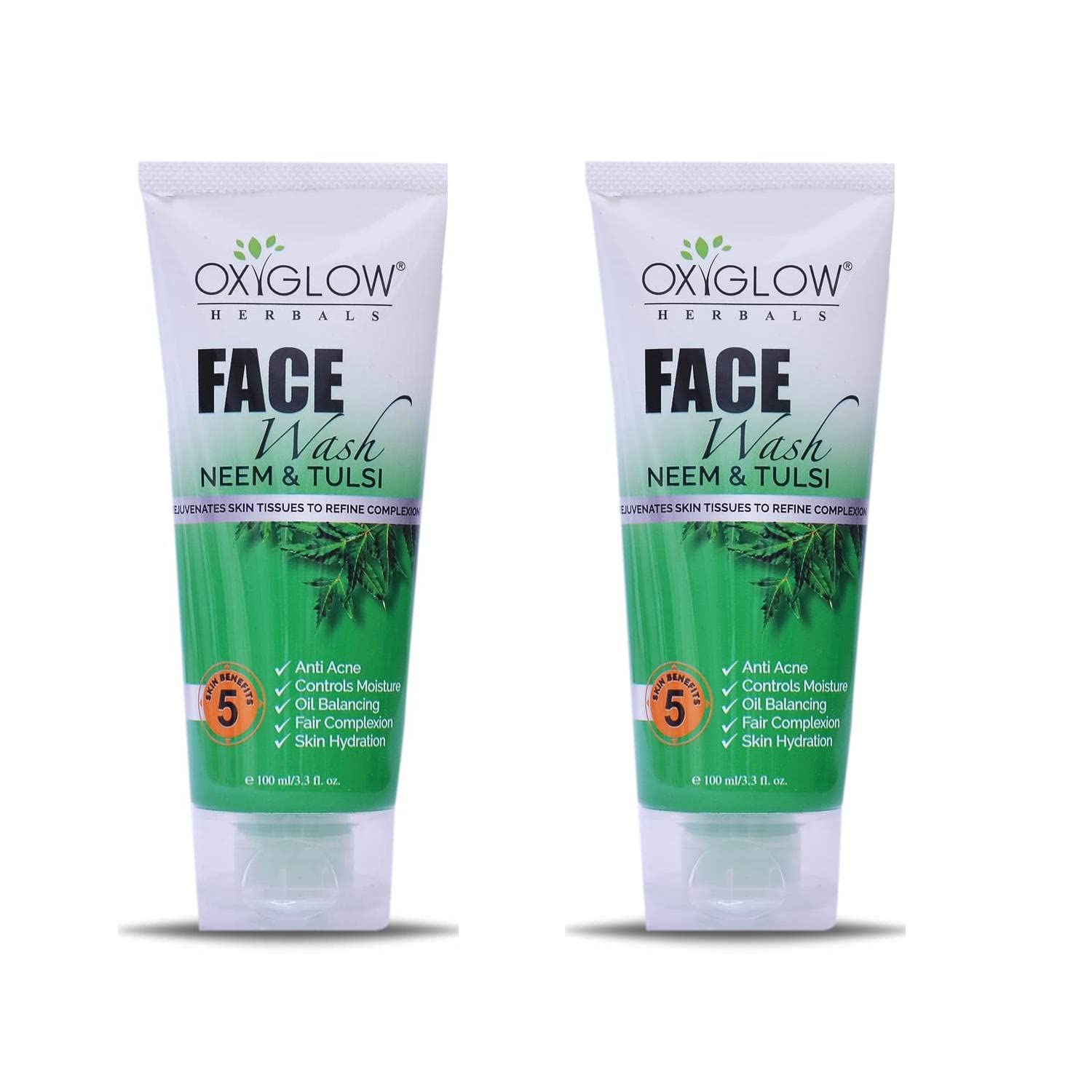 Oxyglow neem face wash for clear skin