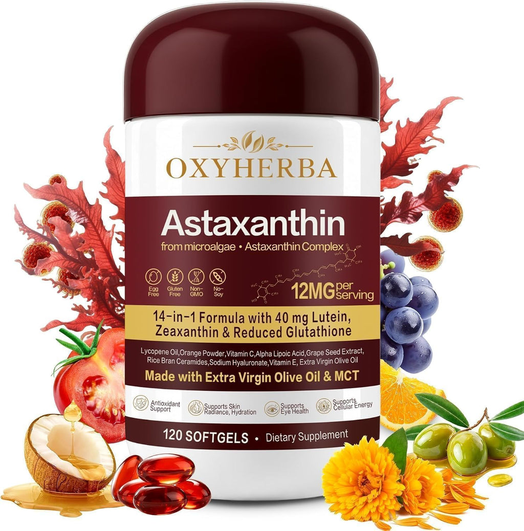 OxyHerba Astaxanthin vegan softgels