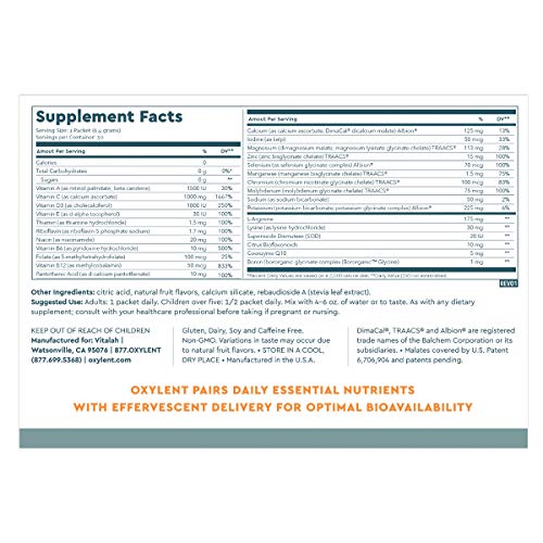 Oxylent Rx multivitamin for active lifestyles
