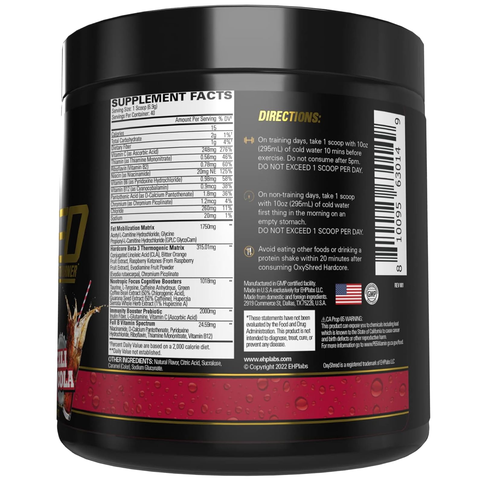 OxyShred Hardcore 40 servings value