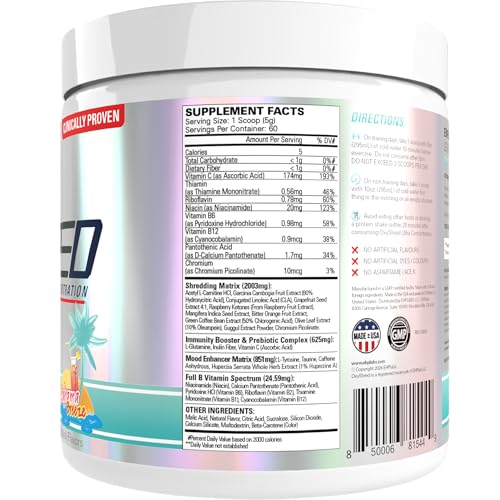 OxyShred pre-workout for improved performance