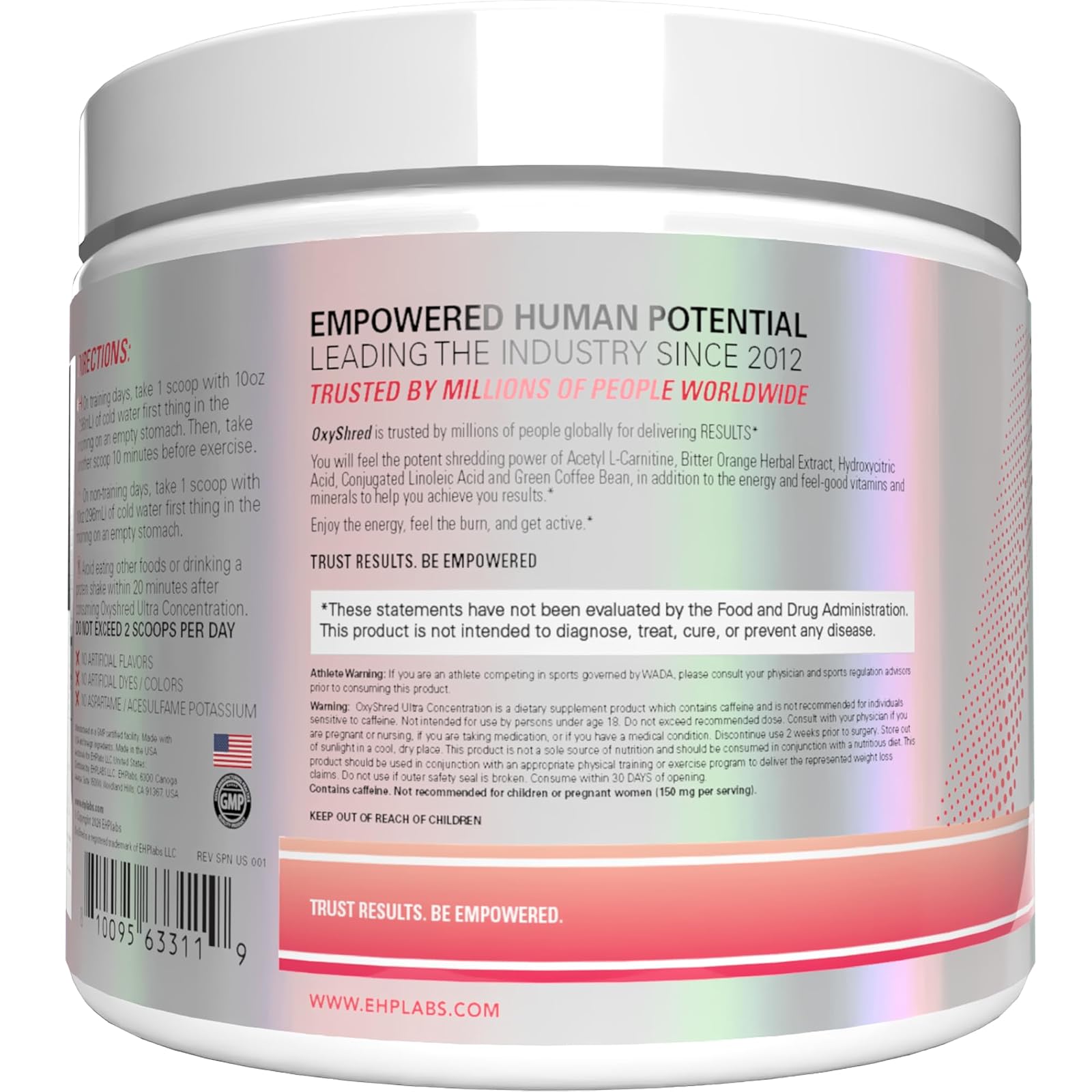 OxyShred pre workout for intense workouts