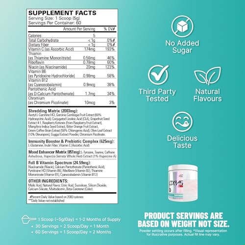 OxyShred pre-workout powder for endurance