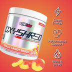 OxyShred pre-workout powder for endurance