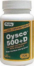 Oysco calcium tablets for strong bones