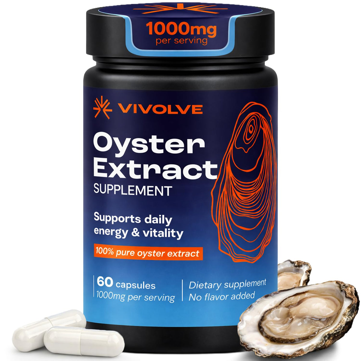 Oyster Extract 1000 mg capsules