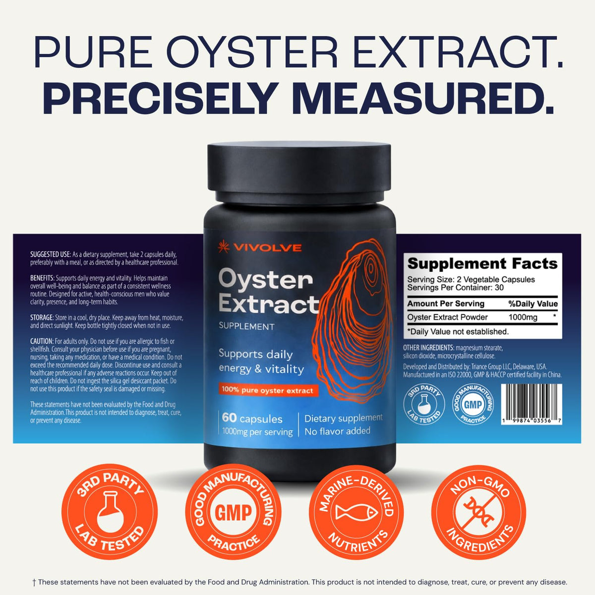 Oyster extract for overall wellness