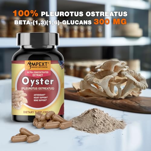 Oyster mushroom extract for energy and focus