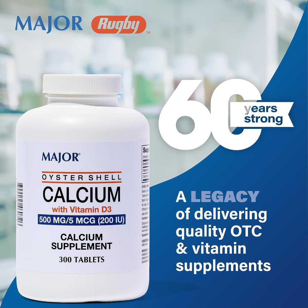 Oyster shell calcium with vitamin D3