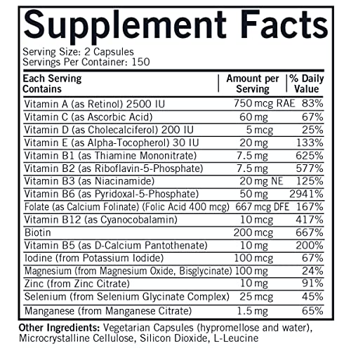P-5-P enriched multivitamin capsules