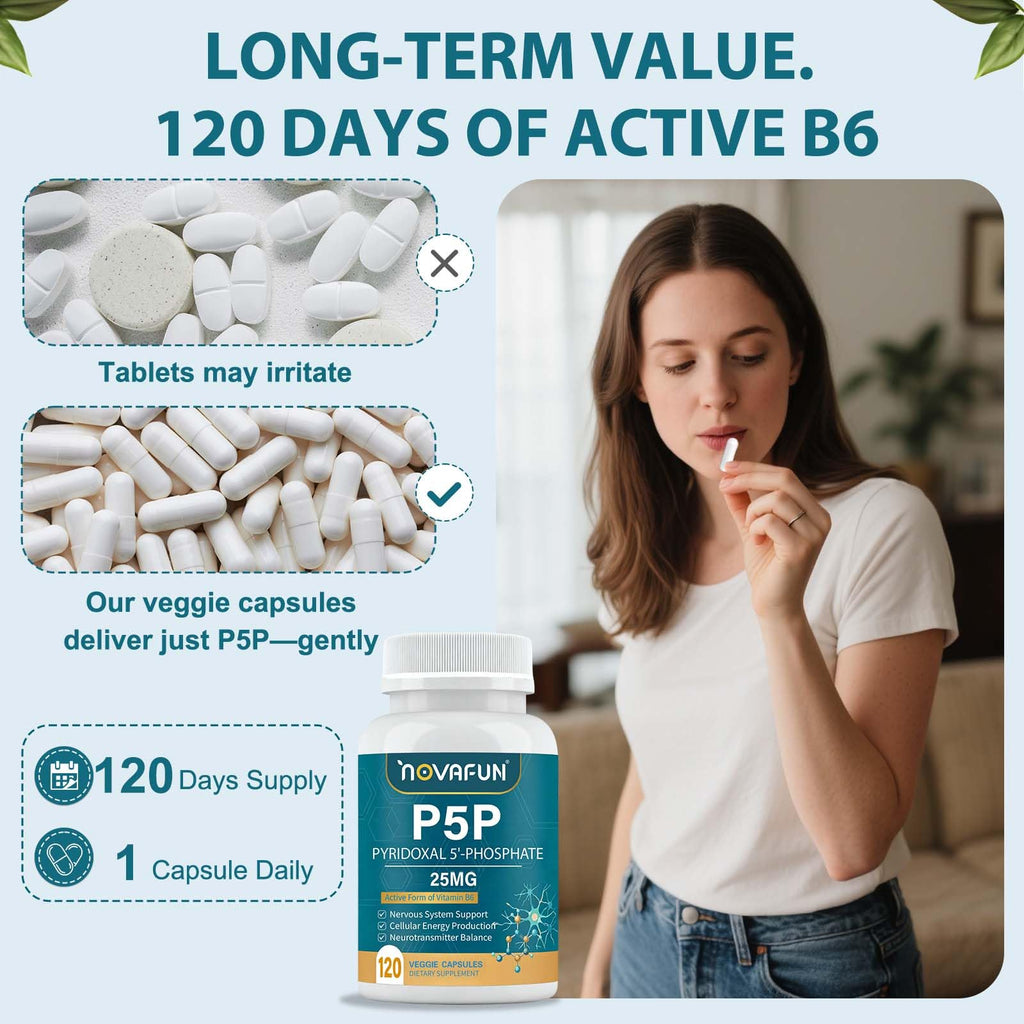 P5P 120 capsules for daily wellness