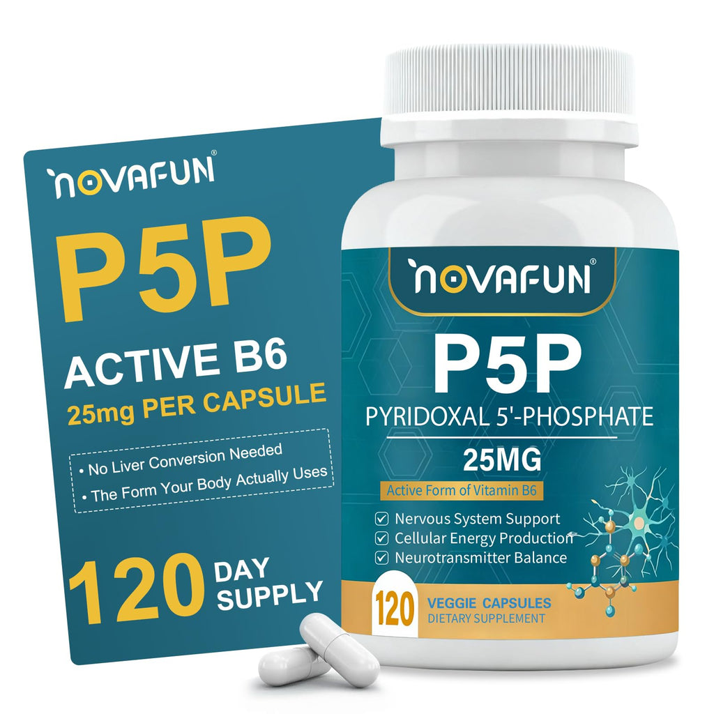 P5P Vitamin B6 supplement capsules