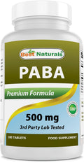 PABA 500 mg multivitamins for energy