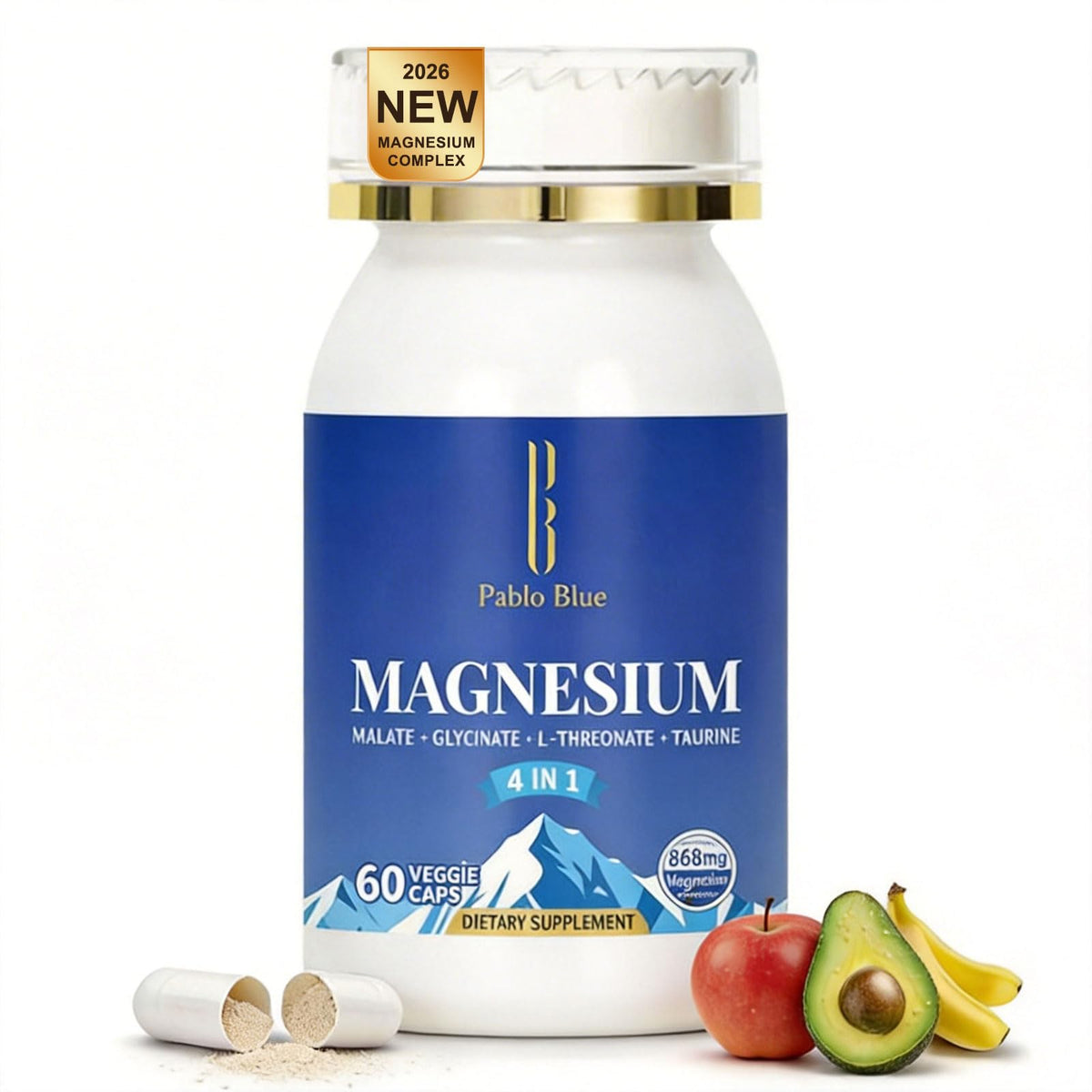 Pablo Blue magnesium glycinate capsules