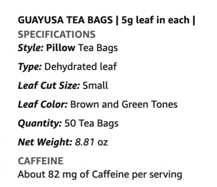 PACHA Guayusa herbal infusion benefits