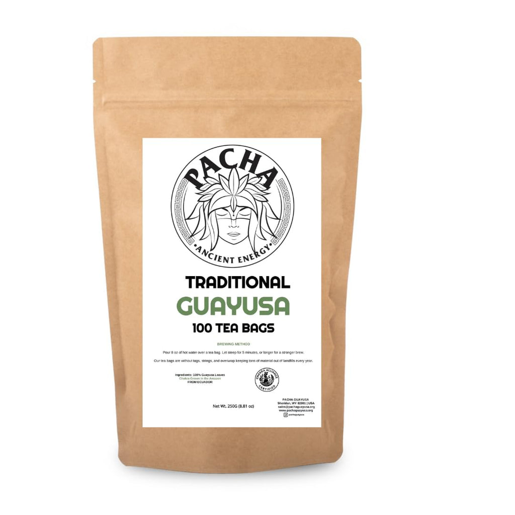 Pacha Guayusa herbal tea bags