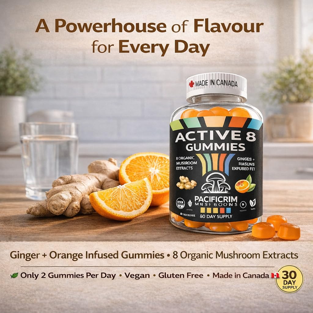 Pacific Rim mushroom gummies for vitality