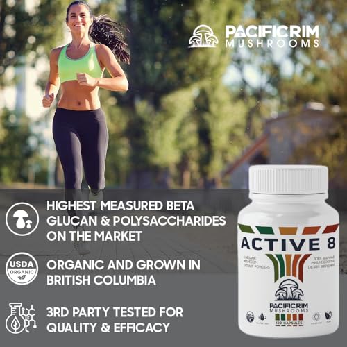 Pacific Rim Mushrooms Active 8 benefits