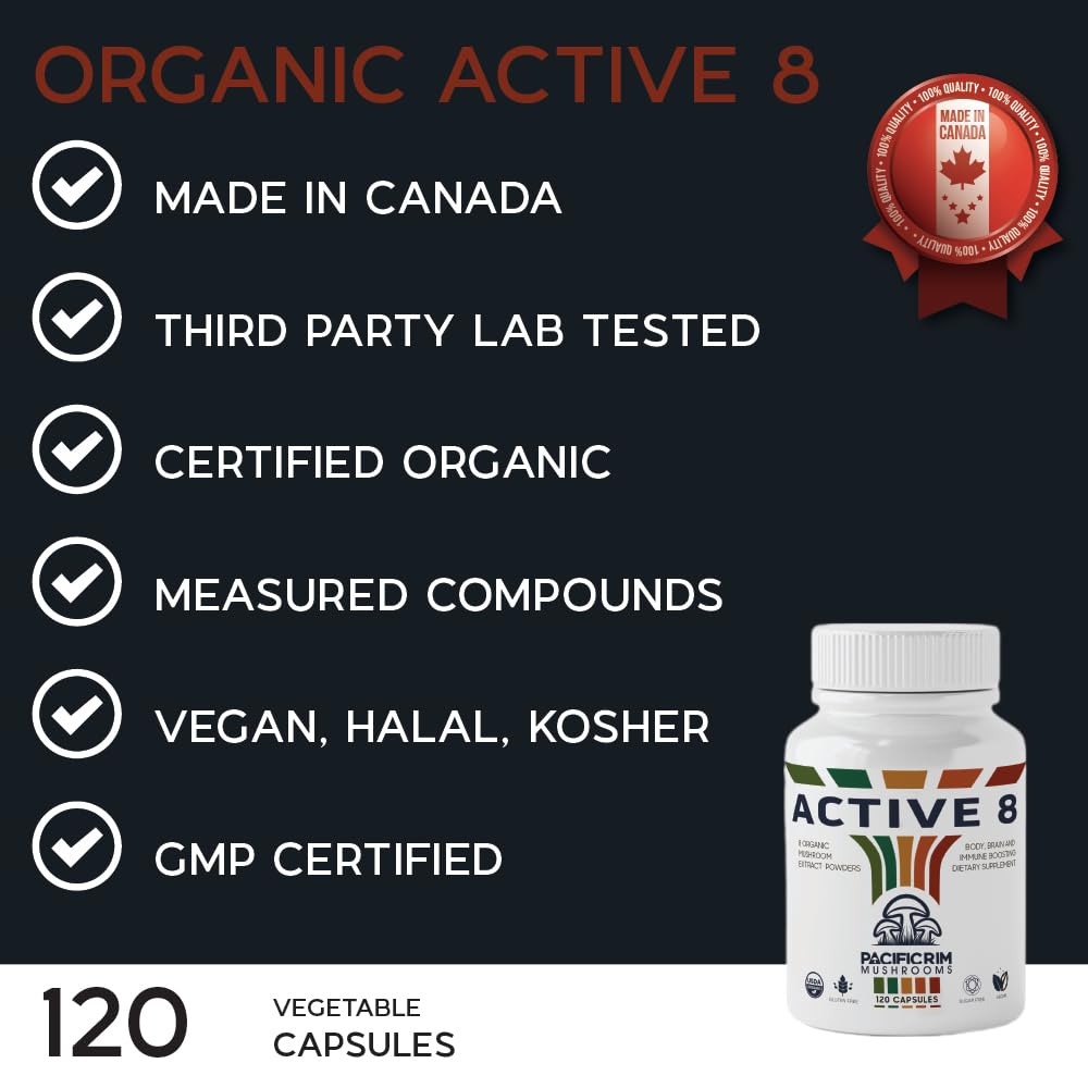 Pacific Rim Mushrooms natural energy booster
