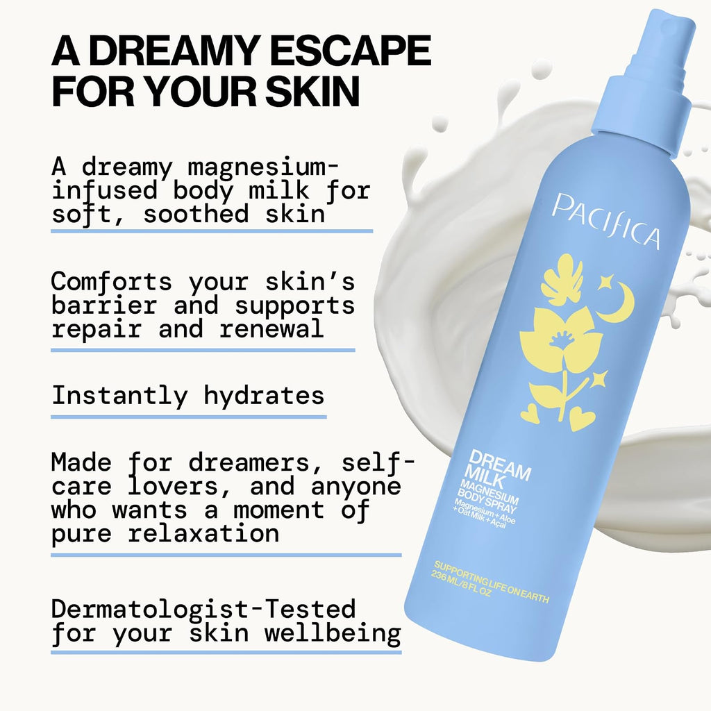 Pacifica magnesium spray for stress relief