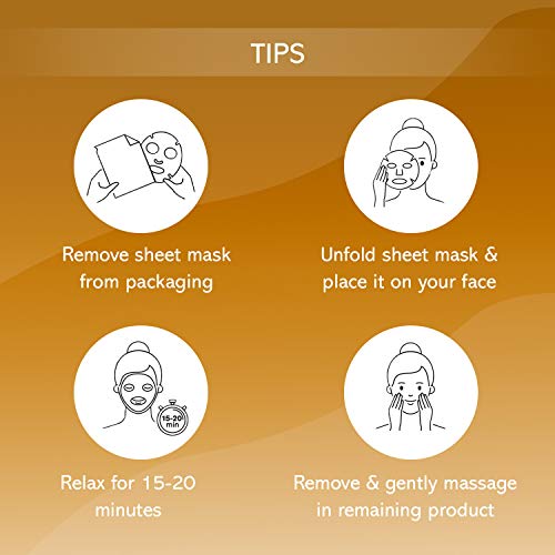 pack of 12 turmeric masks