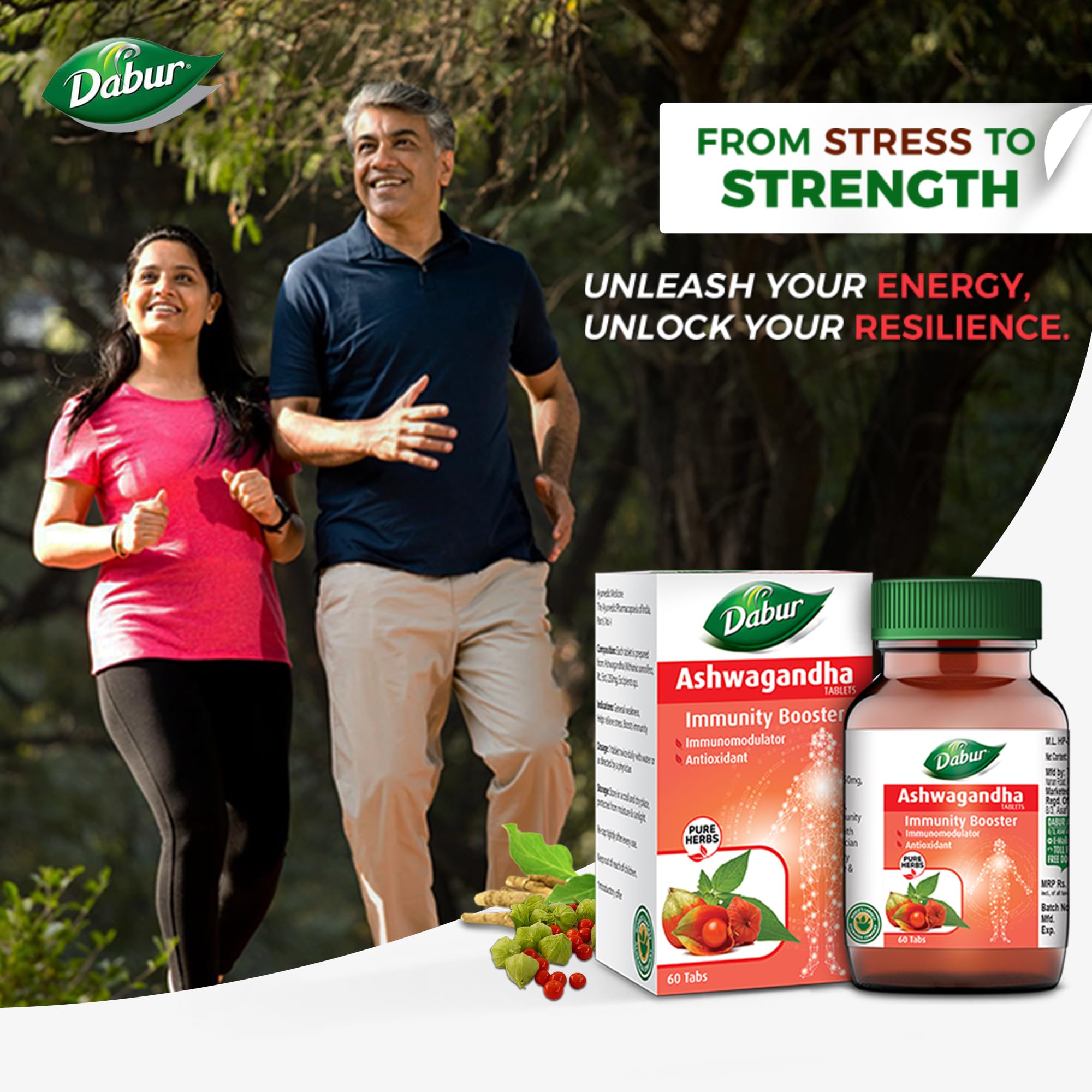 pack of 2 ashwagandha supplements