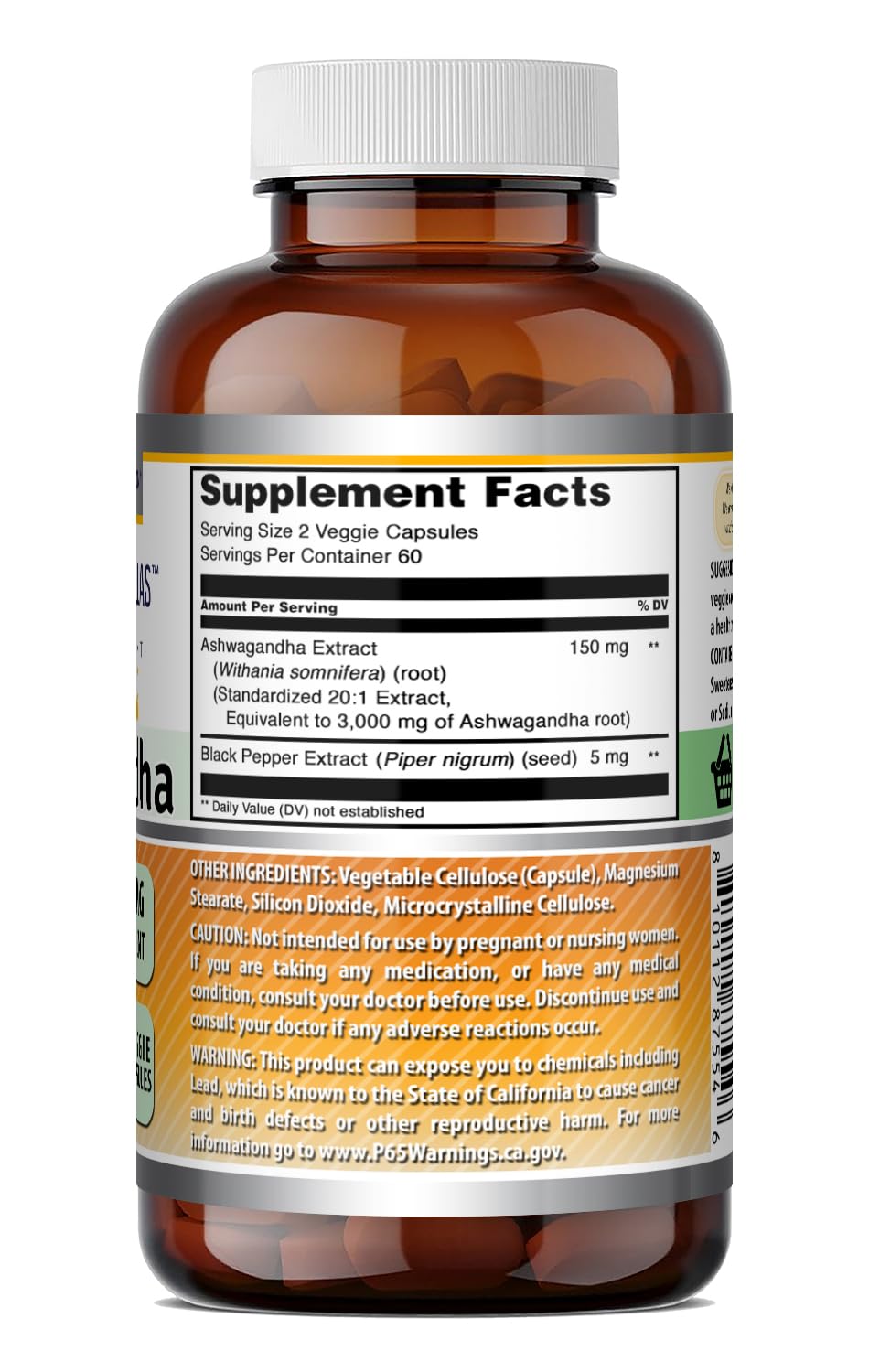 Pack of 2 Ashwagandha supplements