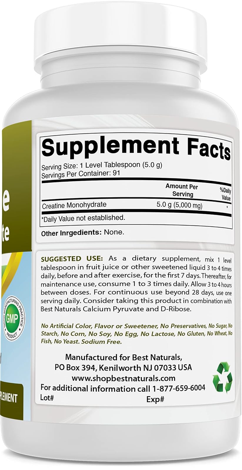 pack of 2 creatine powders