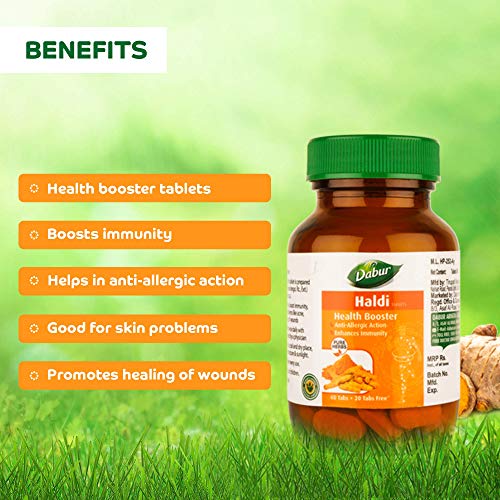 Pack of 2 Dabur Haldi tablets