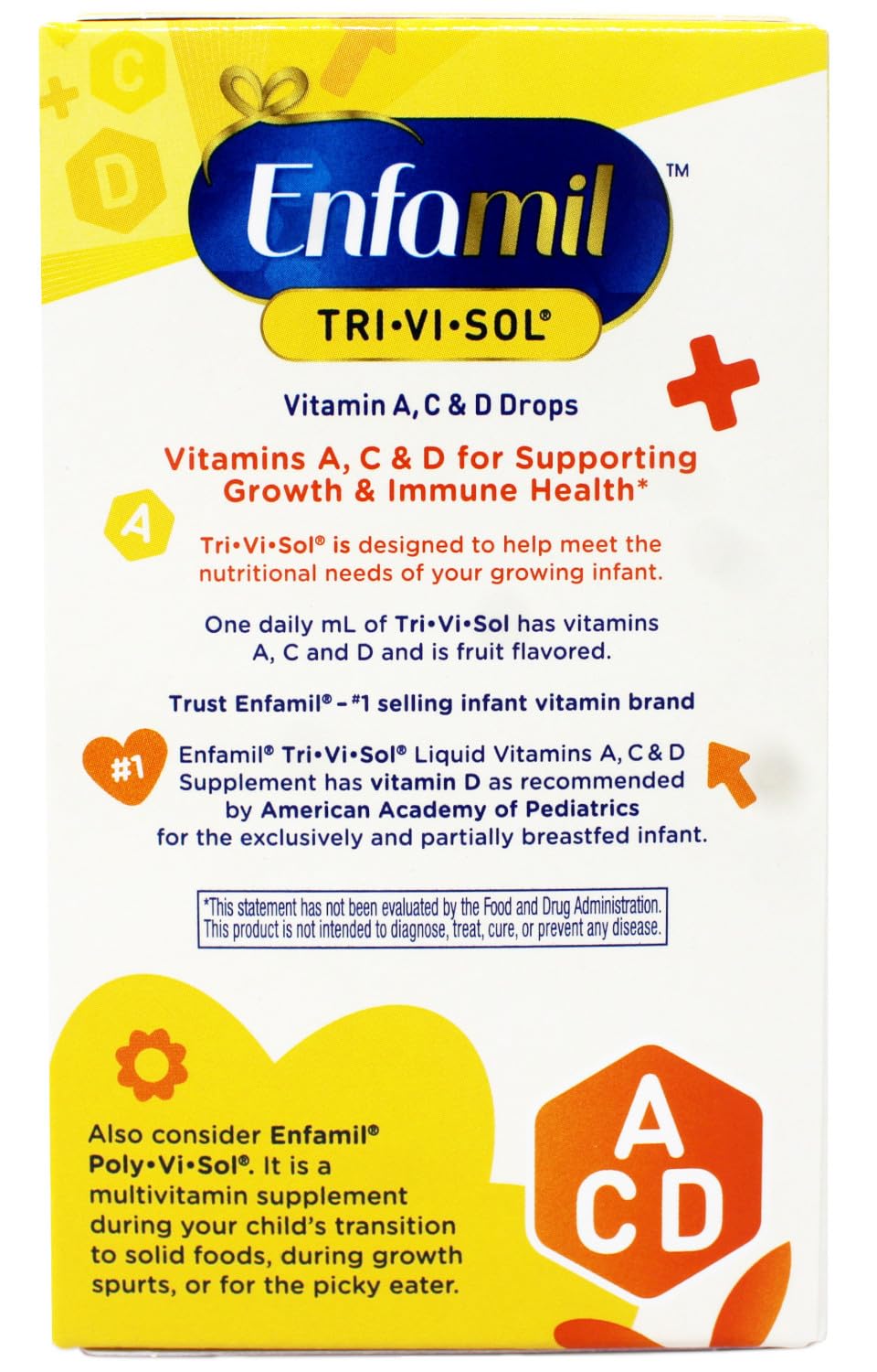 Pack of 2 Enfamil multivitamin drops