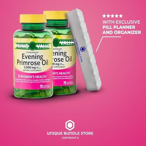 Pack of 2 evening primrose oil supplements