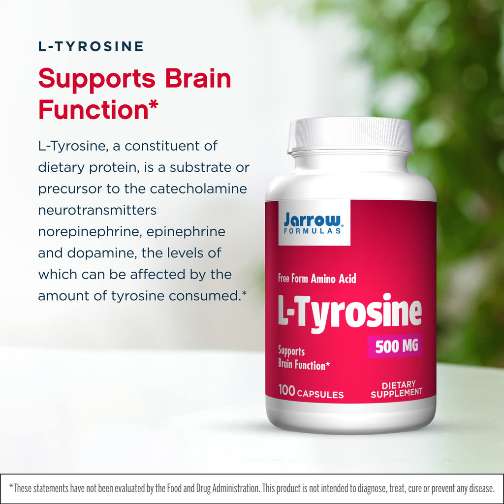 Pack of 2 L-Tyrosine capsules for value
